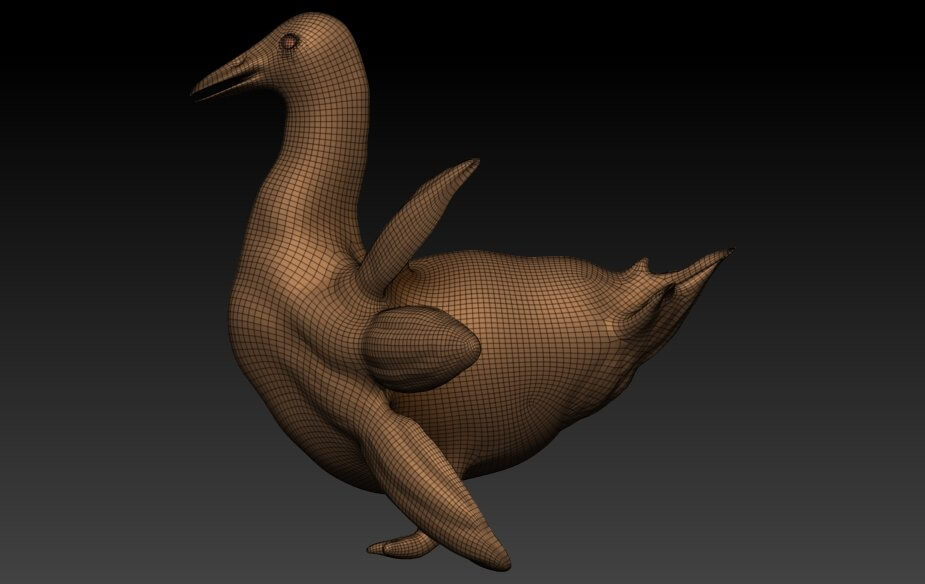 Duck - 3D Model by elitemodelry