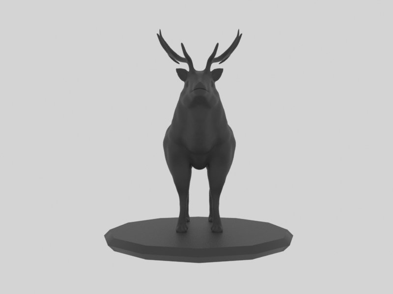 Elk - 3D Model by elitemodelry