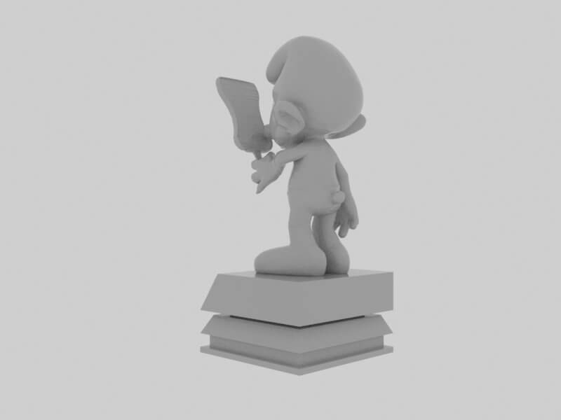 Fancy Smurf - 3D Model by elitemodelry