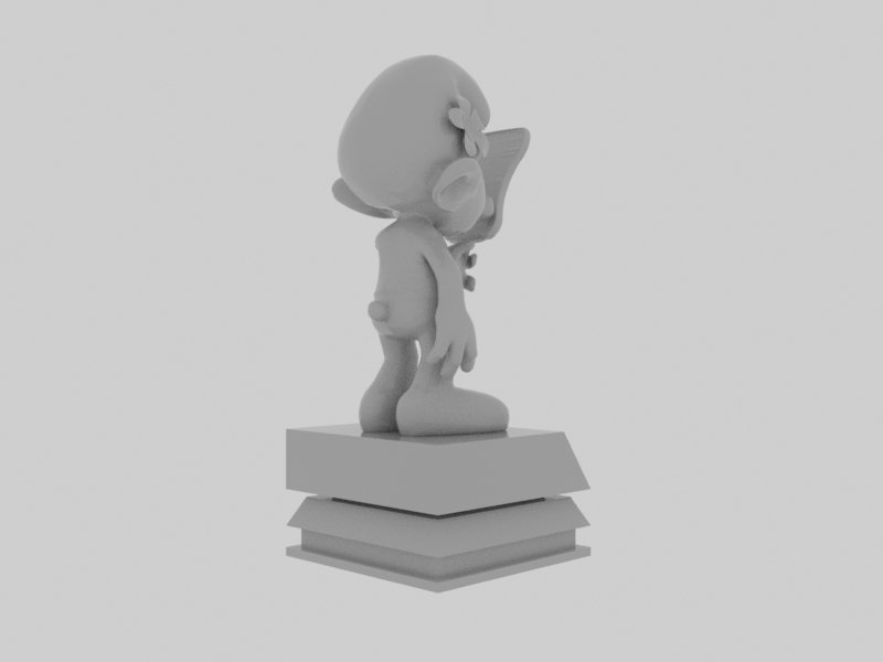 Fancy Smurf - 3D Model by elitemodelry