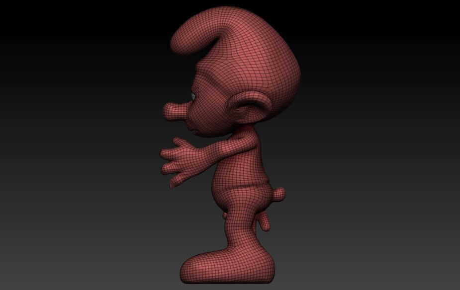 Fancy Smurf - 3D Model by elitemodelry