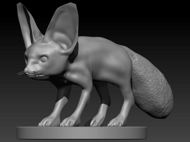 Fox - 3D Model by elitemodelry