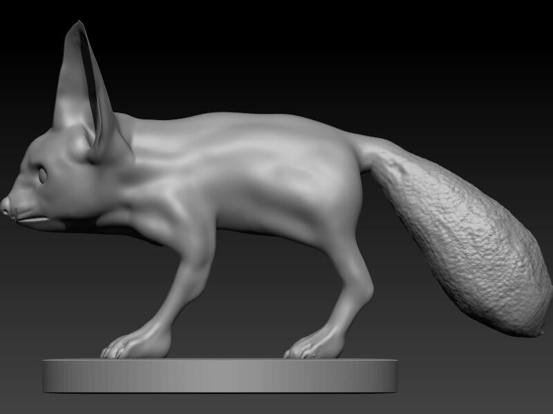 Fox - 3D Model by elitemodelry