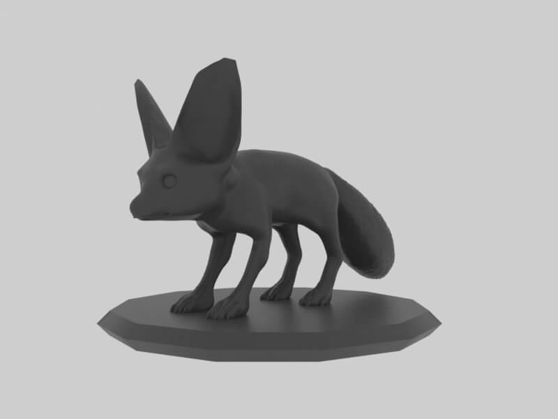 Fox - 3D Model by elitemodelry