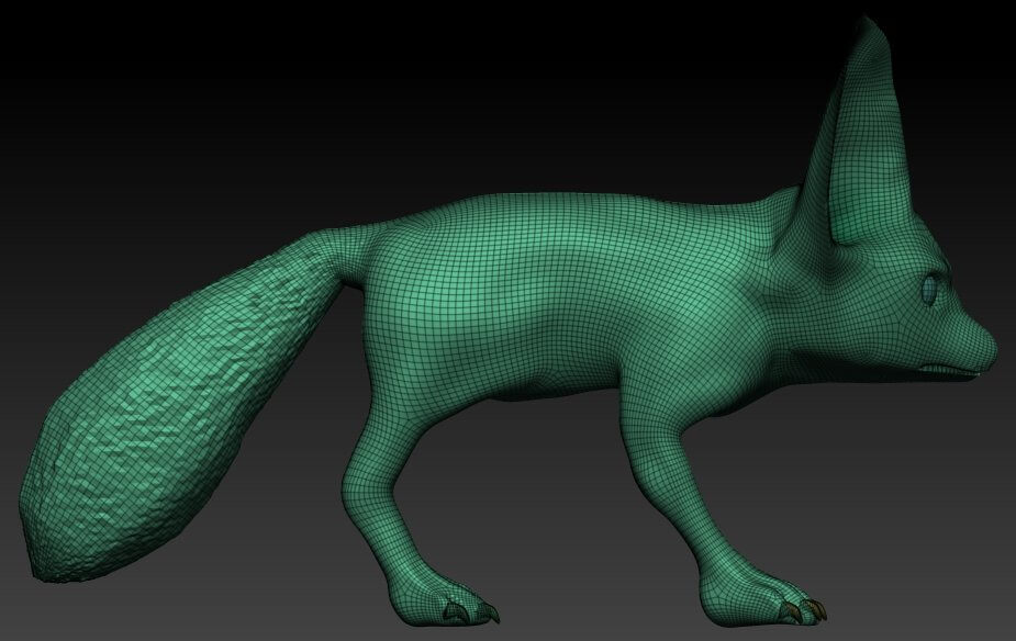 Fox - 3D Model by elitemodelry