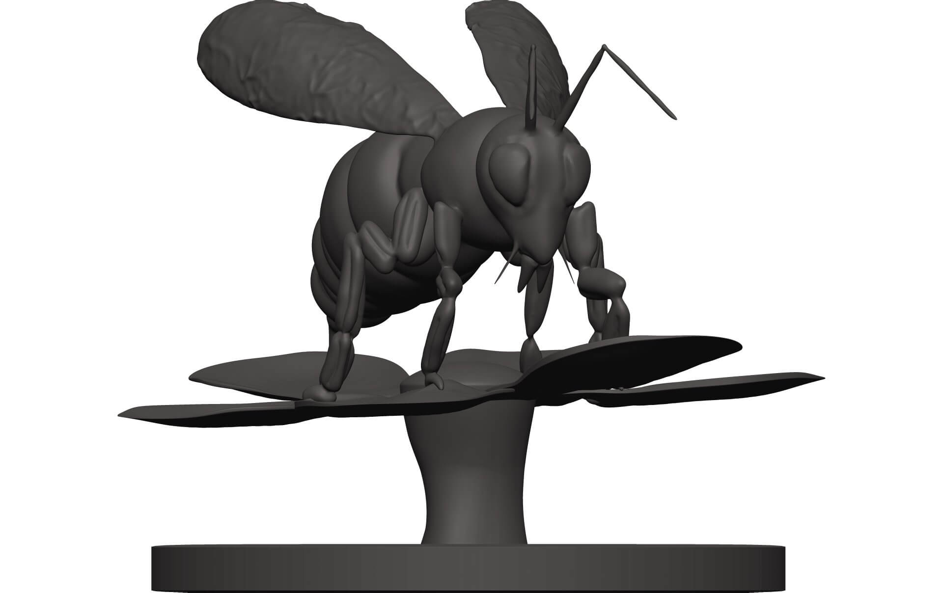 Bee 3D Render, Digital Art by elitemodelry