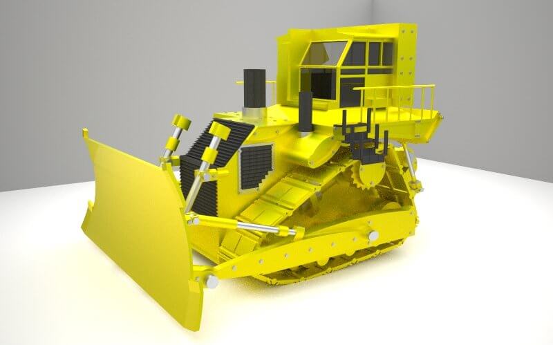 Dozer 3D Render, Digital Art by elitemodelry