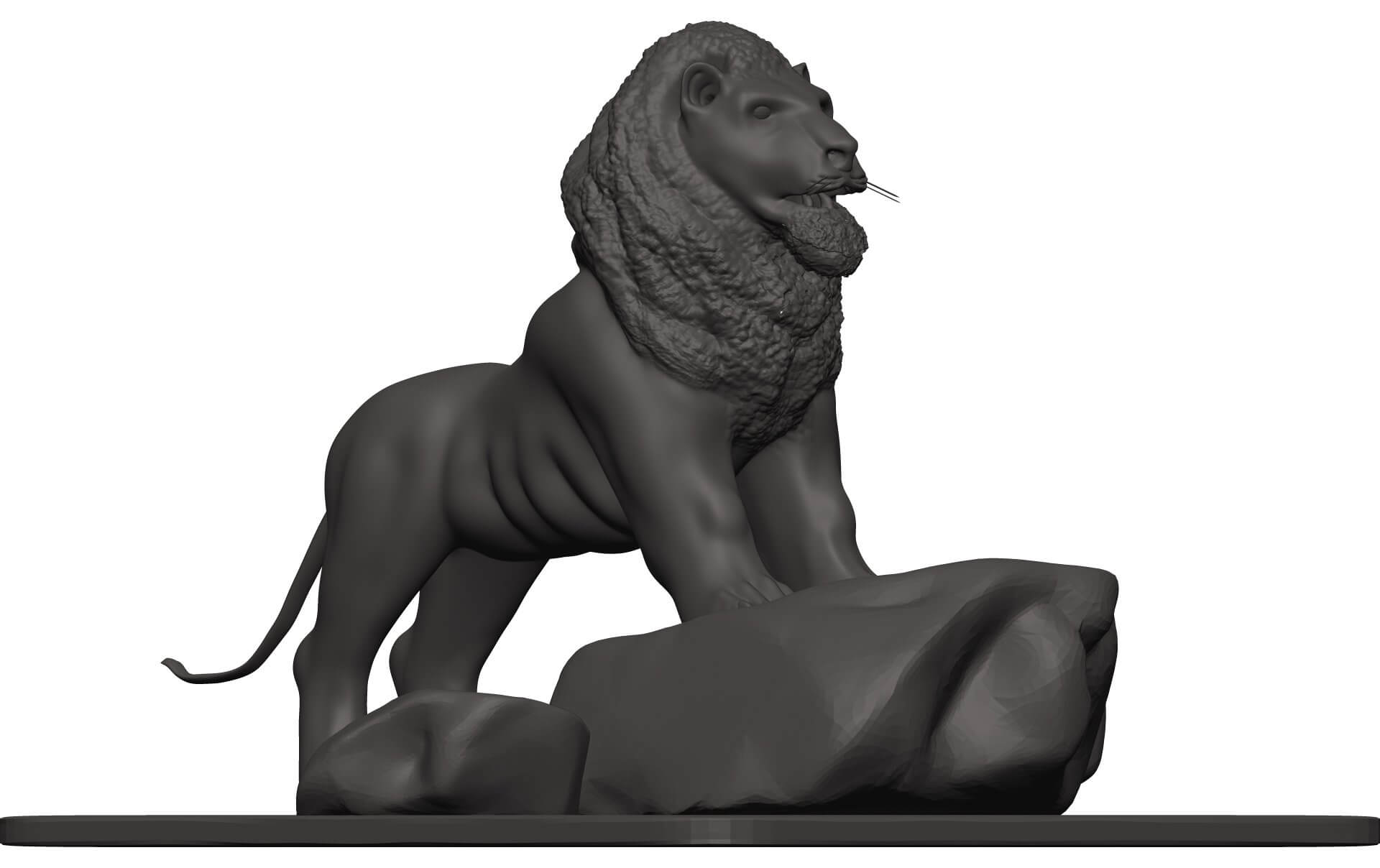 lion 3D Render, Digital Art by elitemodelry
