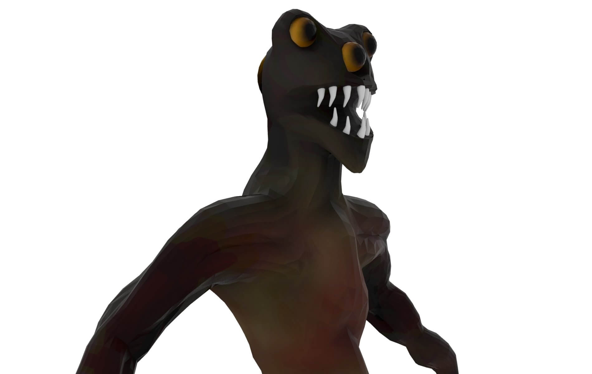 Monster 3D Render, Digital Art by elitemodelry