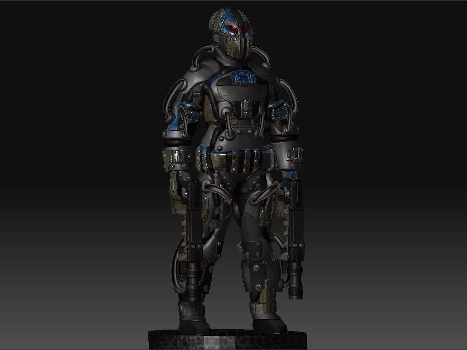 Robot 3D Render | RenderHub Gallery