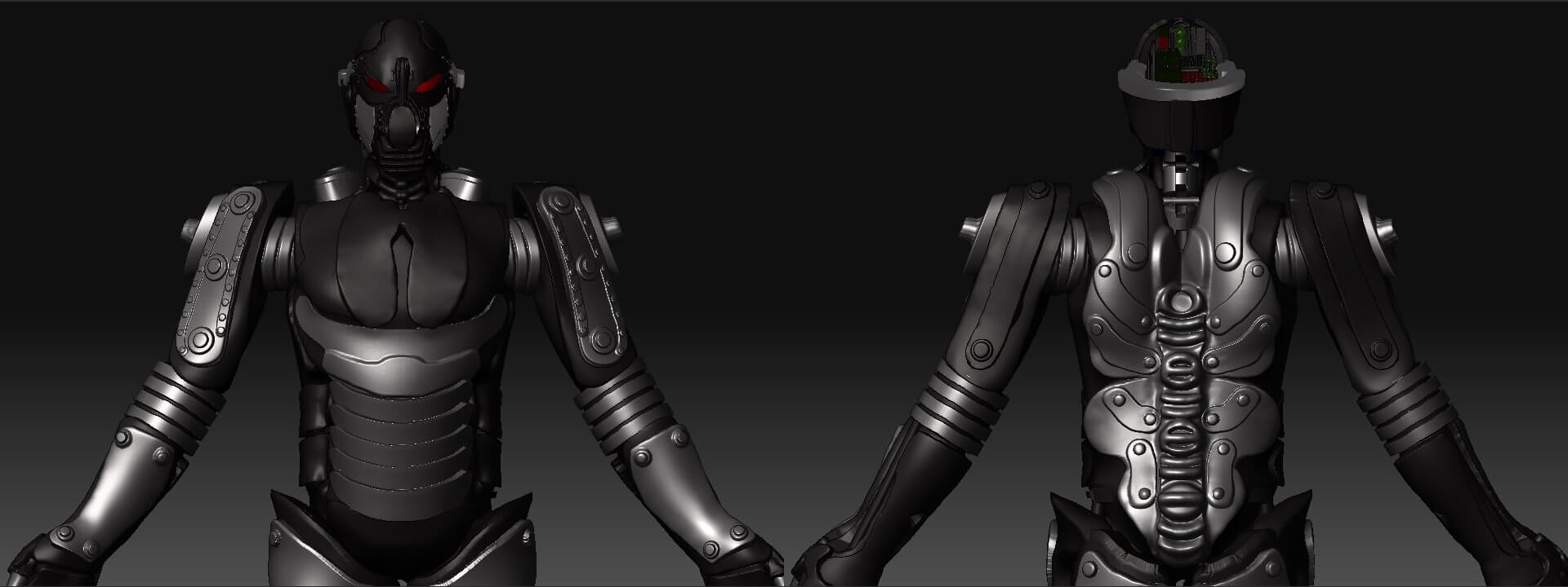 Robot 3D Render | RenderHub Gallery