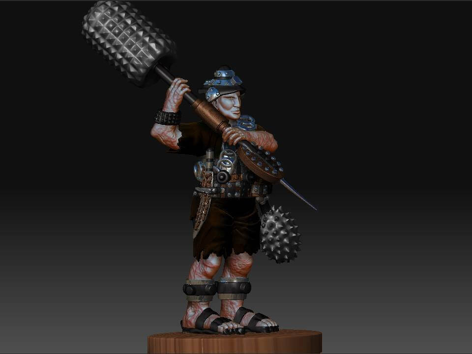 Warior 3D Render, Digital Art by elitemodelry