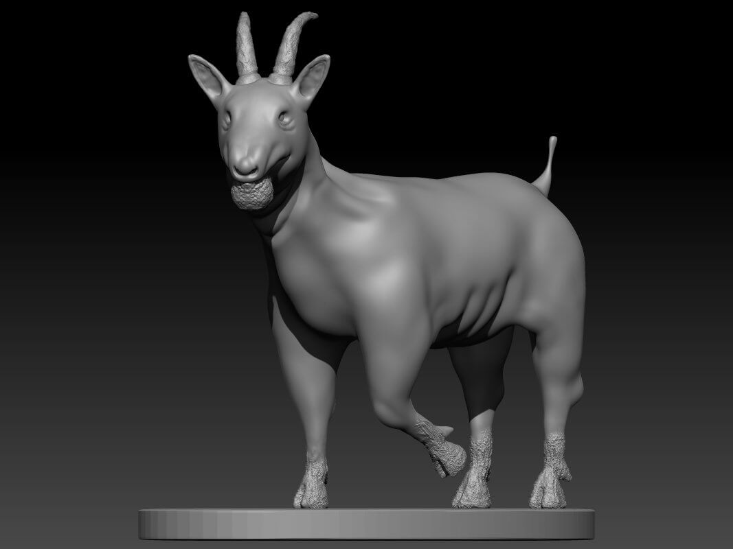 Goat - 3D Model by elitemodelry