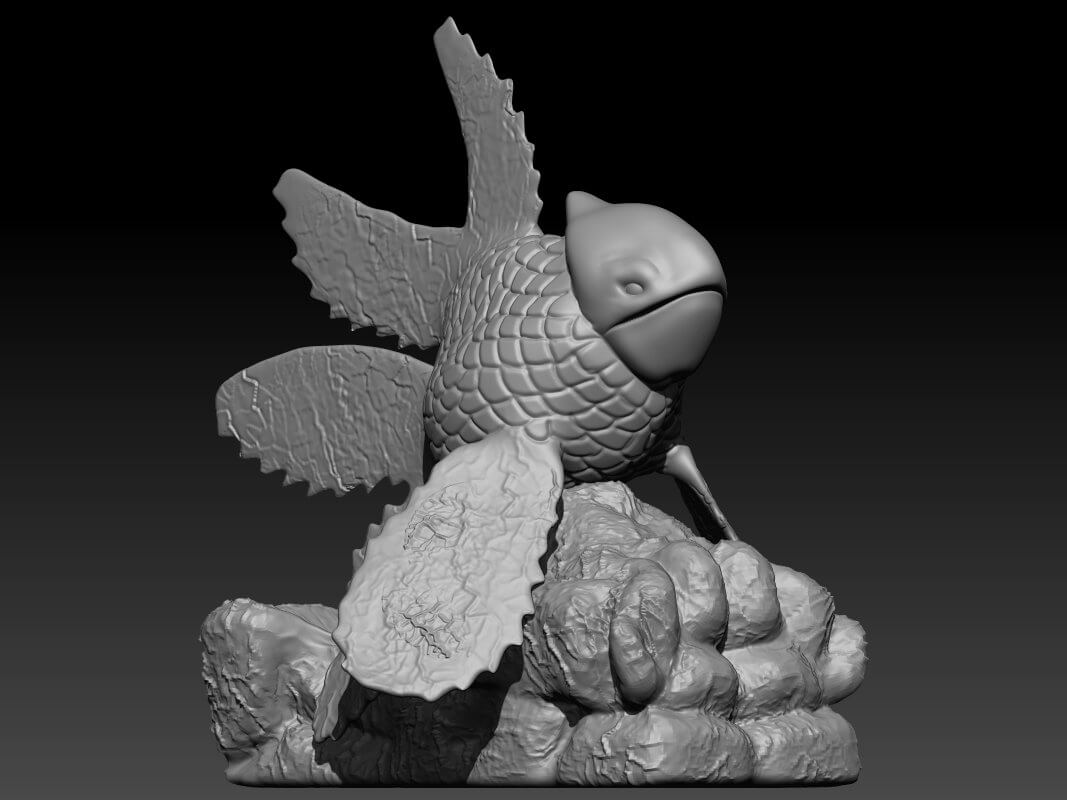 Goldfish - 3D Model by elitemodelry