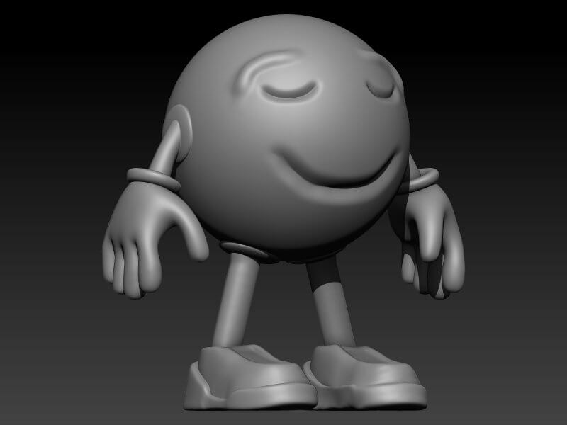 Happy Emoji - 3D Print Model by elitemodelry