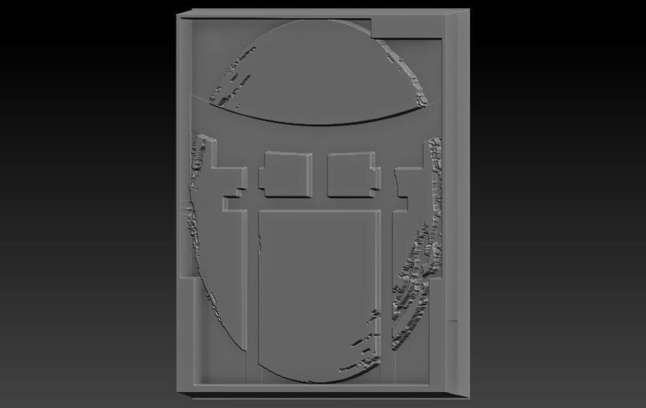 Japan Sun Relief - 3D Print Model by elitemodelry