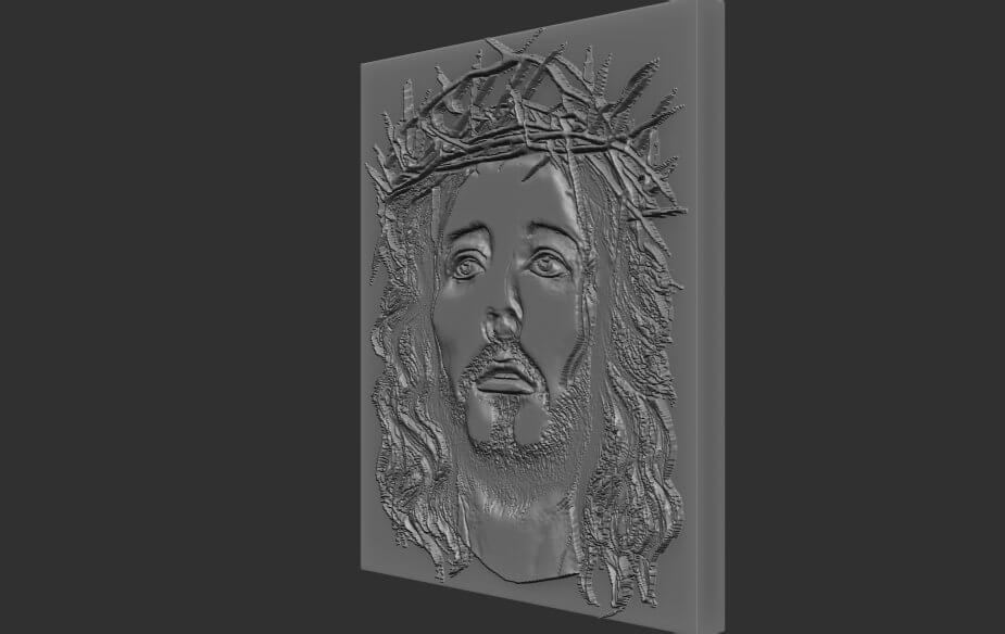 Jesus Relief - 3D Model by elitemodelry