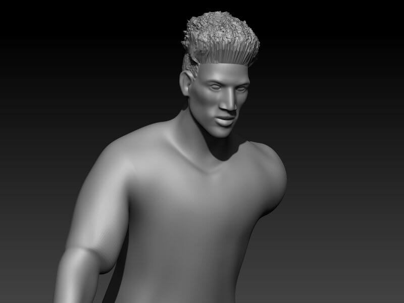 Kingsley Coman - 3D Print Model by elitemodelry