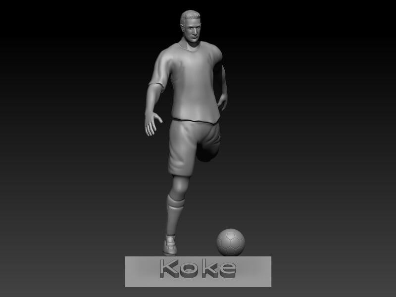 Koke - 3D Model by elitemodelry