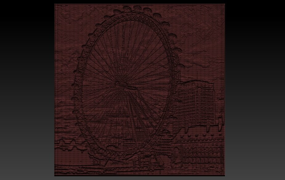 London Relief - 3D Model by elitemodelry