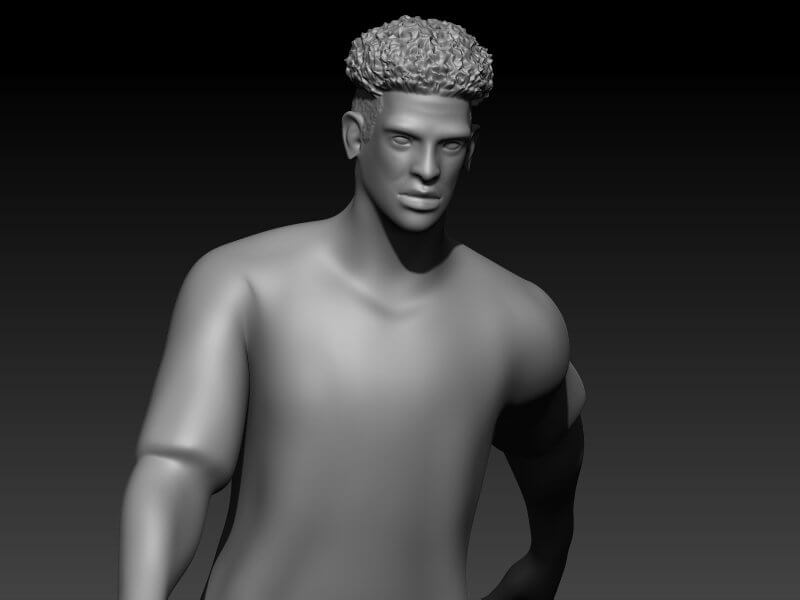 Marcus Rashford - 3D Print Model by elitemodelry
