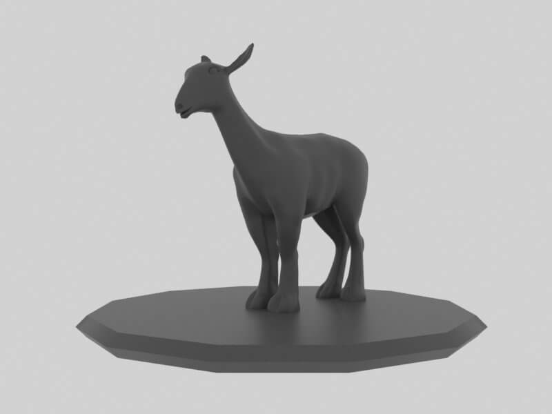 Markhor - 3D Model by elitemodelry