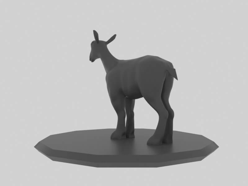 Markhor - 3D Model by elitemodelry