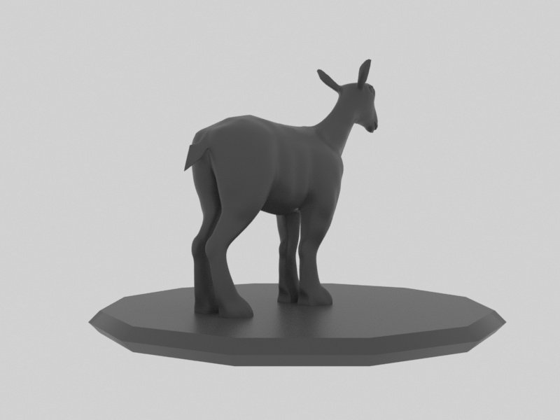 Markhor - 3D Model by elitemodelry