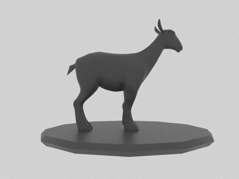 Markhor - 3D Model by elitemodelry