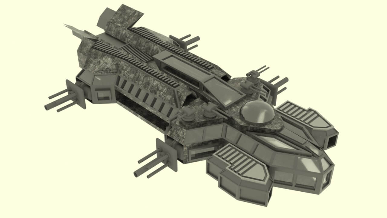 Mars Space Ship Models