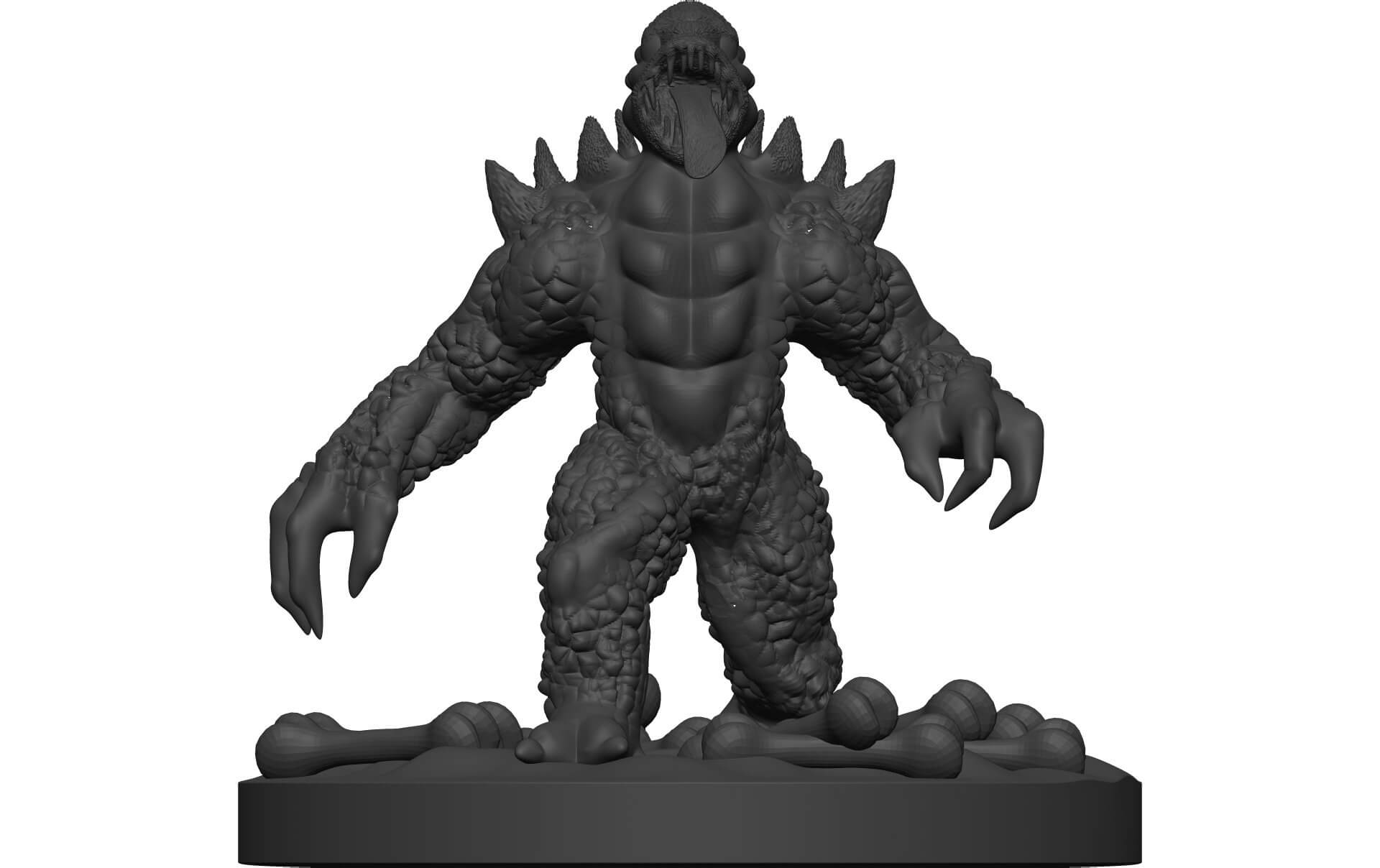 Monster - 3D Print Model by elitemodelry