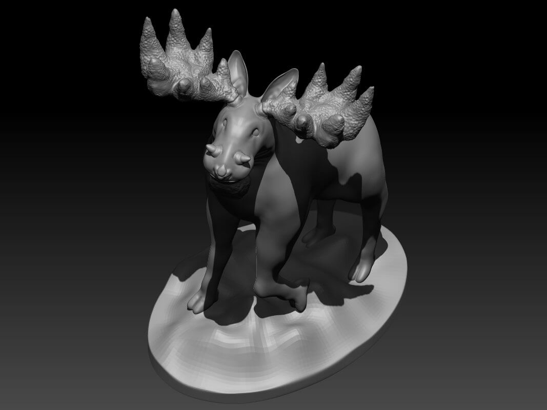 Moose - 3D Model by elitemodelry