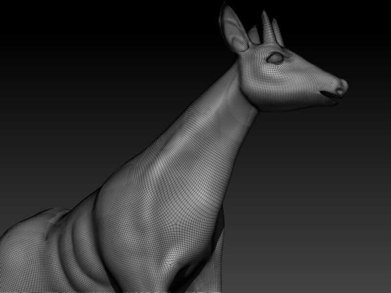 Okapi - 3D Model by elitemodelry