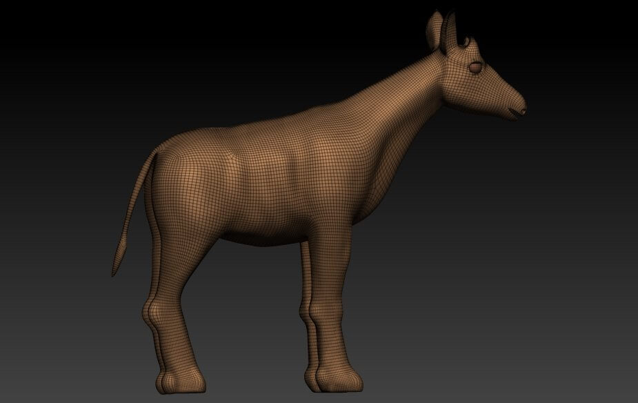 Okapi - 3D Model by elitemodelry