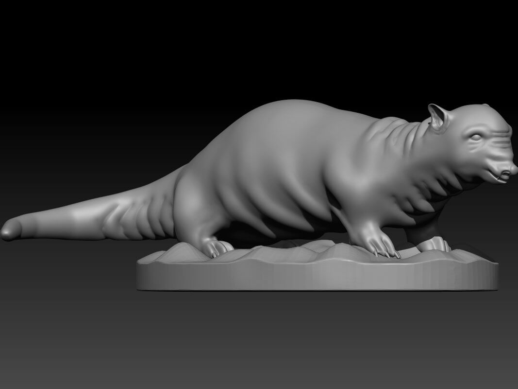 Otter - 3D Model by elitemodelry