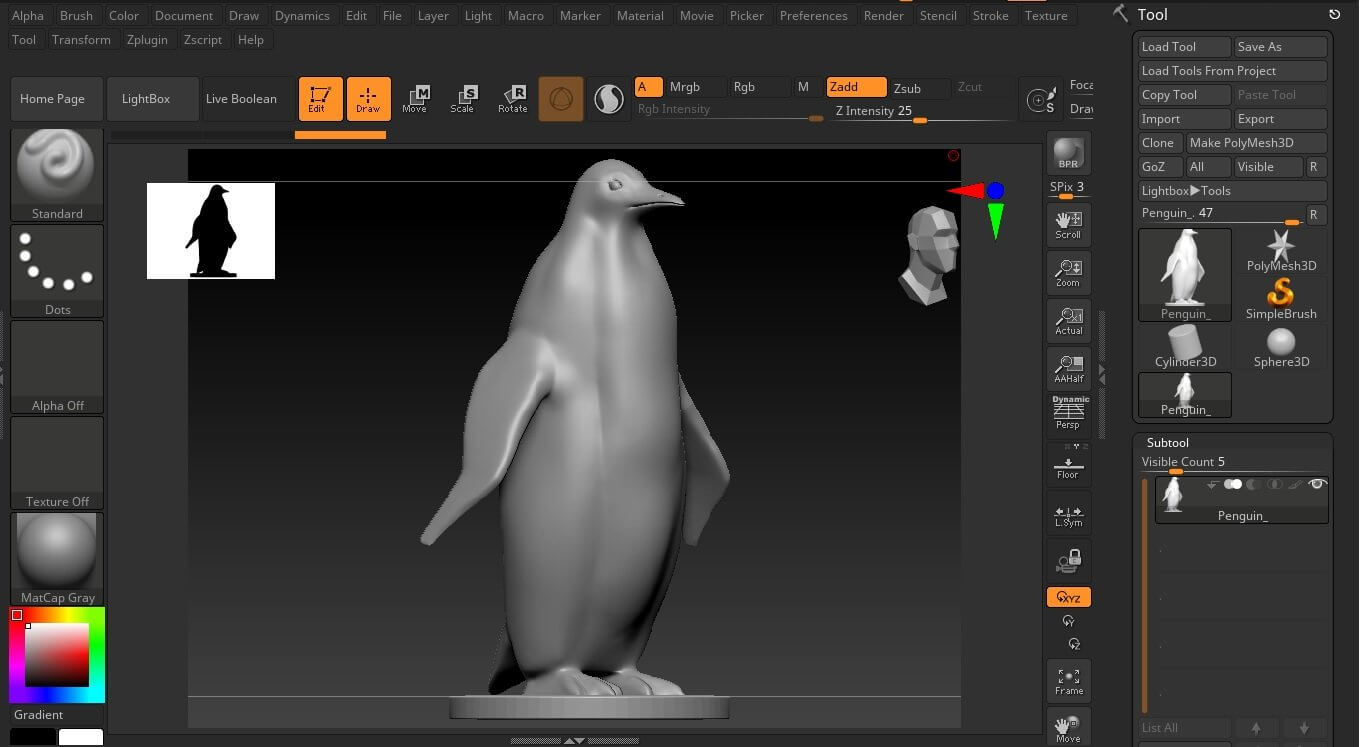 Penguin - 3D Model by elitemodelry