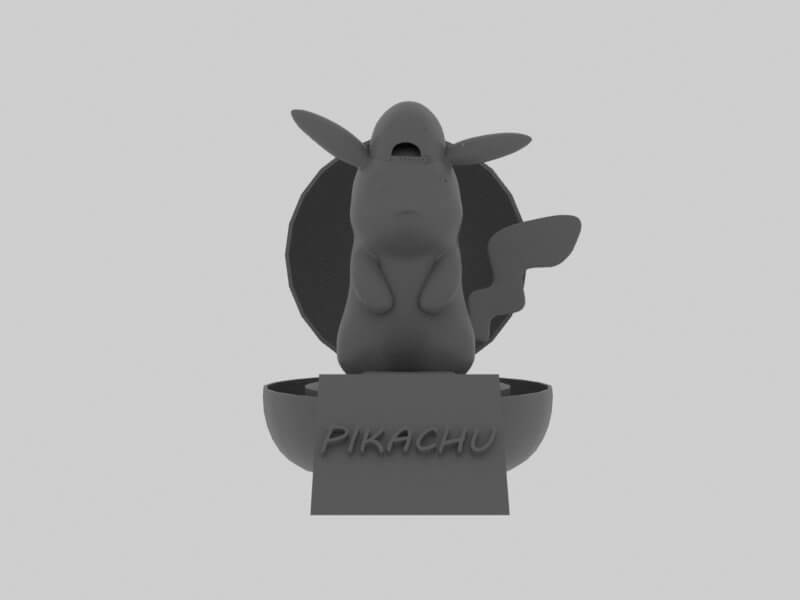 Pikachu - 3D Model by elitemodelry