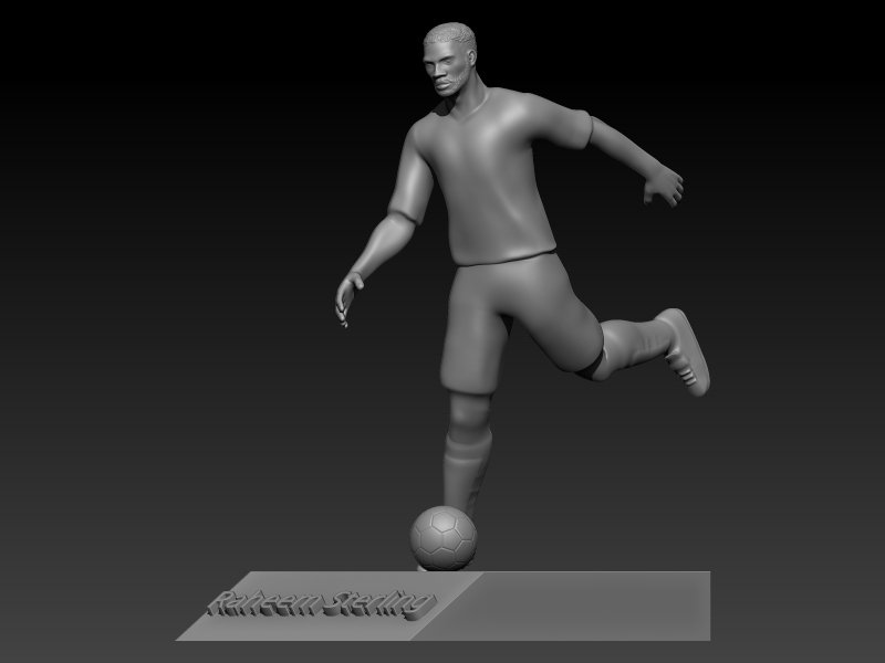 Rahem Sterling - 3D Model by elitemodelry