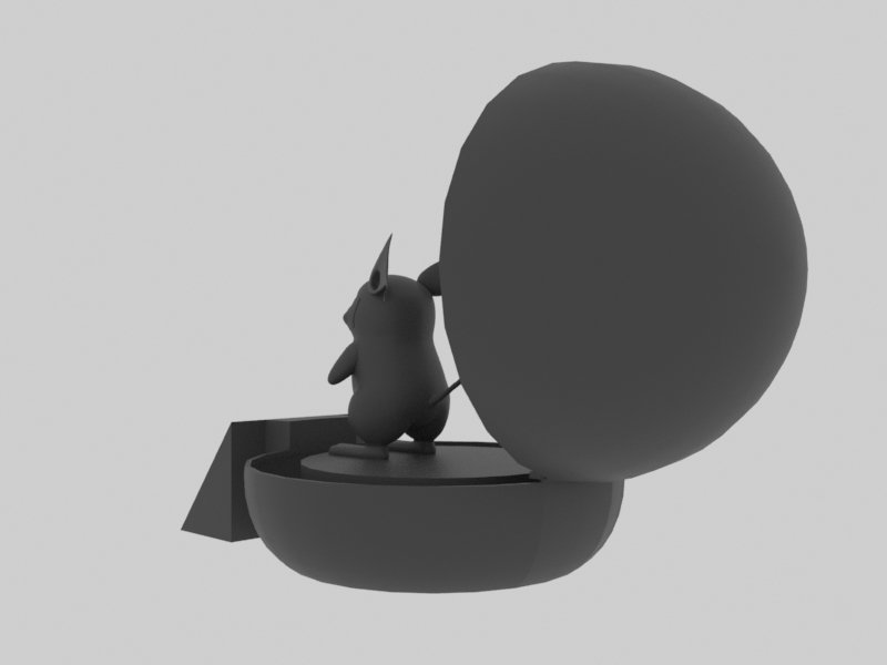 Raichu - 3D Model by elitemodelry