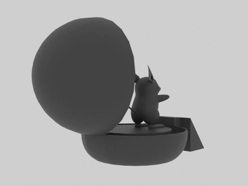 Raichu - 3D Model by elitemodelry