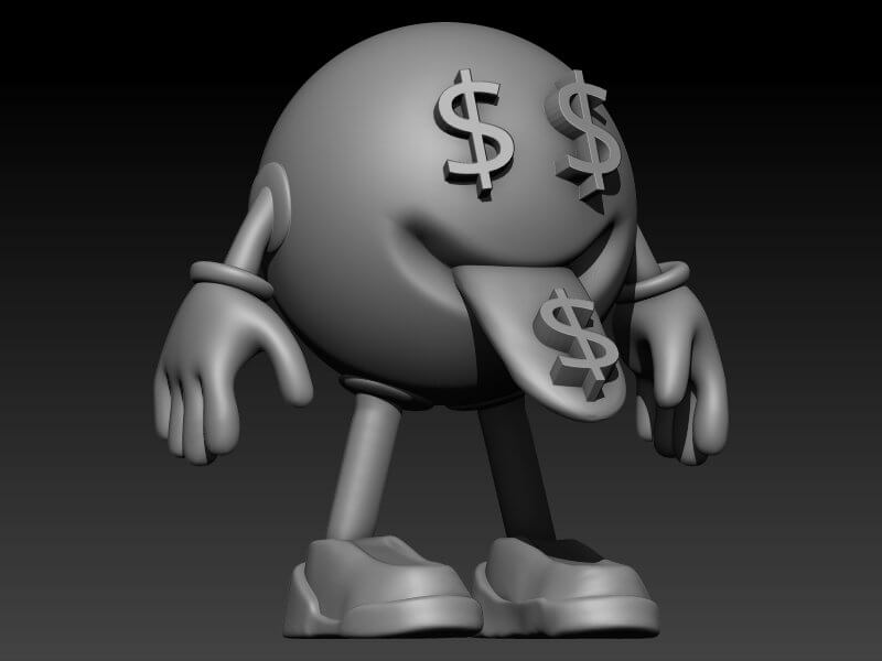 Rich Emoji - 3D Model by elitemodelry