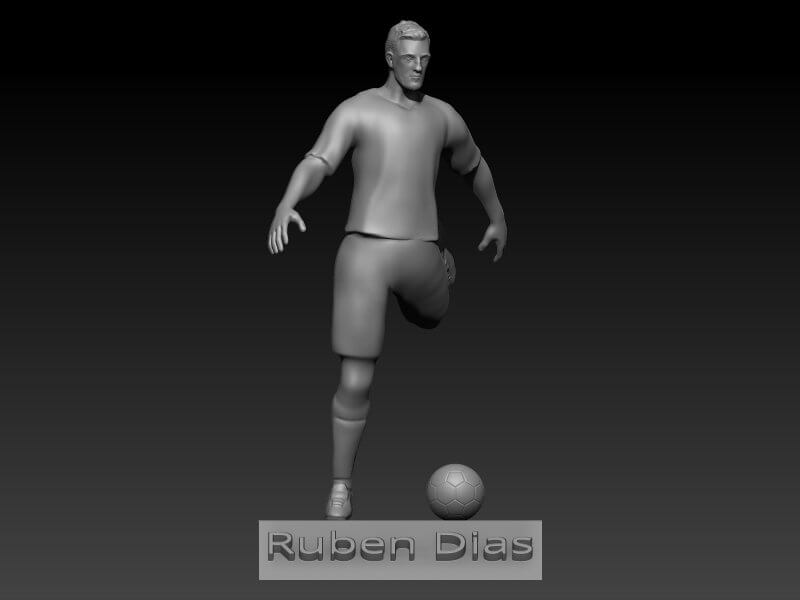 Ruben Dias - 3D Print Model by elitemodelry