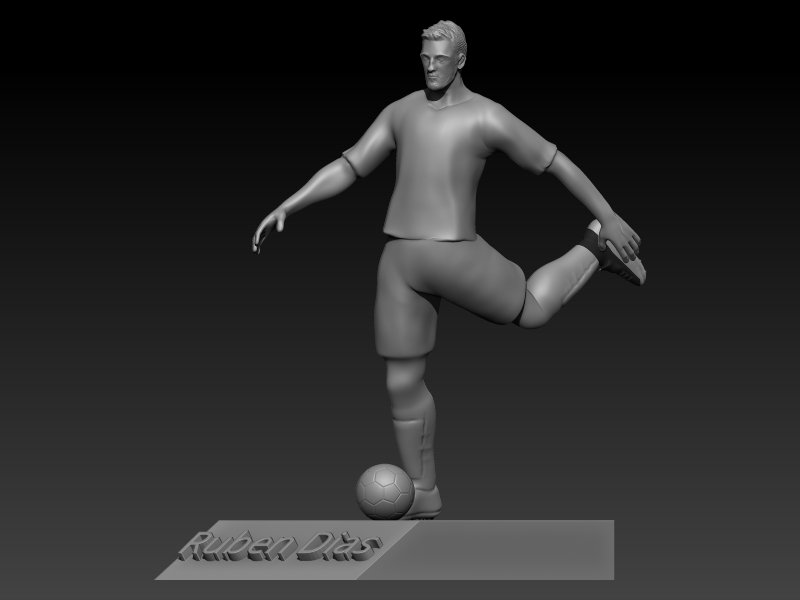 Ruben Dias - 3D Model by elitemodelry