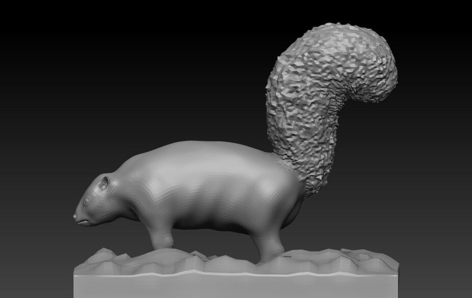 Skunk - 3D Print Model by elitemodelry