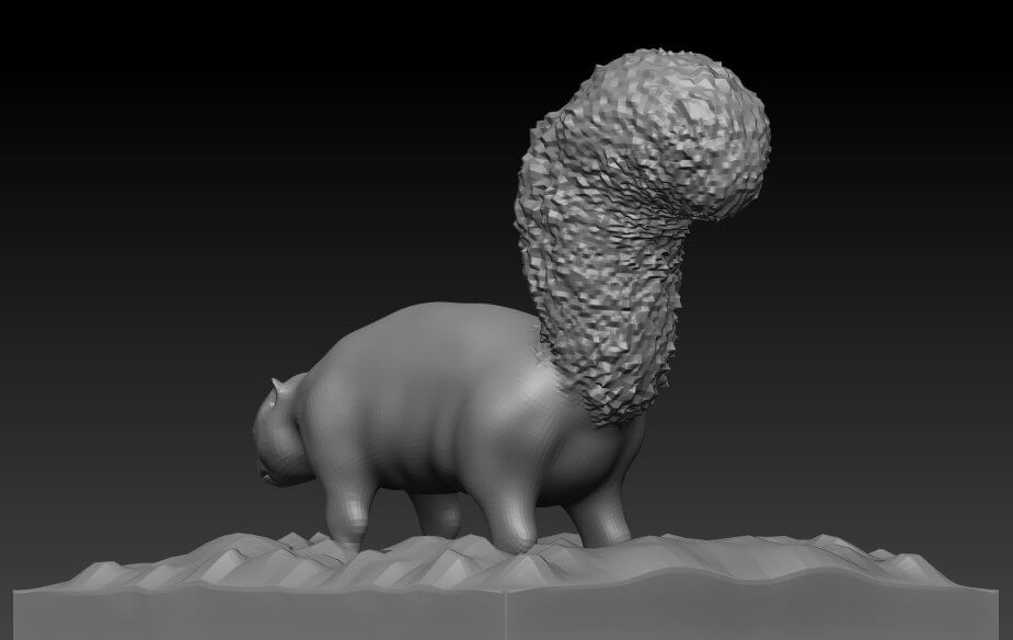 Skunk - 3D Print Model by elitemodelry