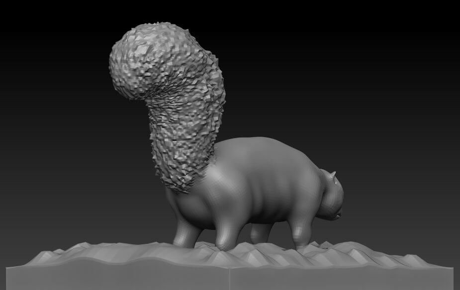 Skunk - 3D Print Model by elitemodelry