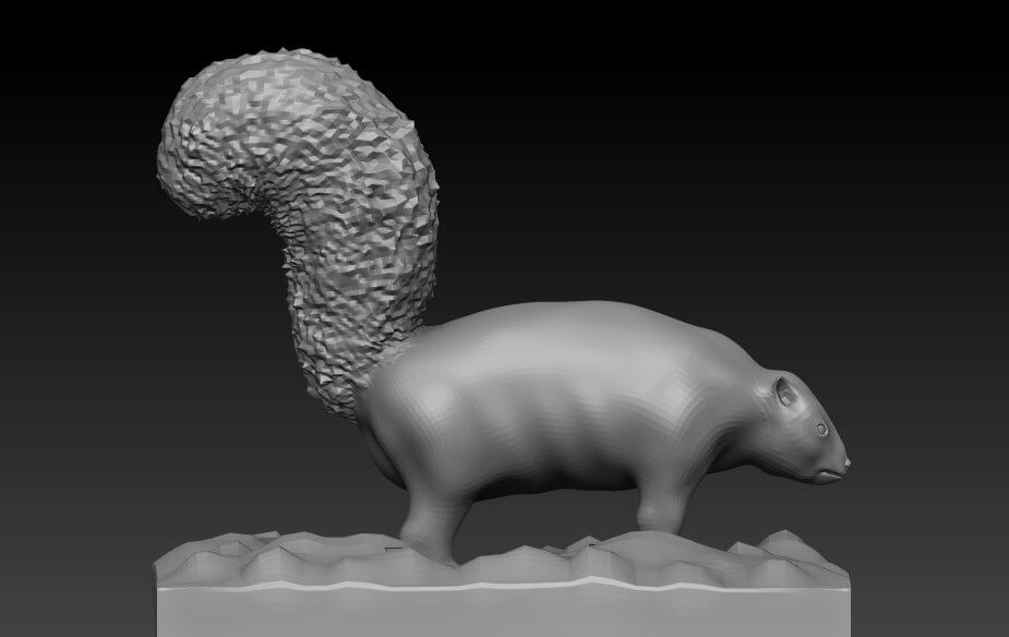 Skunk - 3D Print Model by elitemodelry