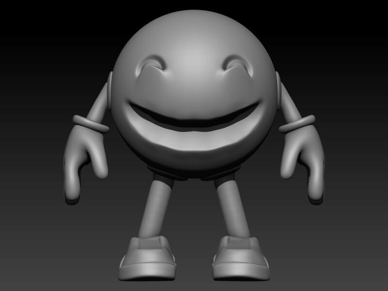 Smile Emoji - 3D Print Model by elitemodelry