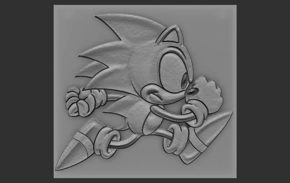 Sonic Relief - 3D Model by elitemodelry