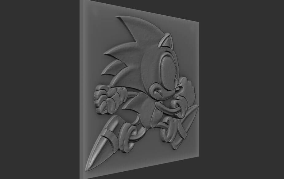 Sonic Relief - 3D Model by elitemodelry